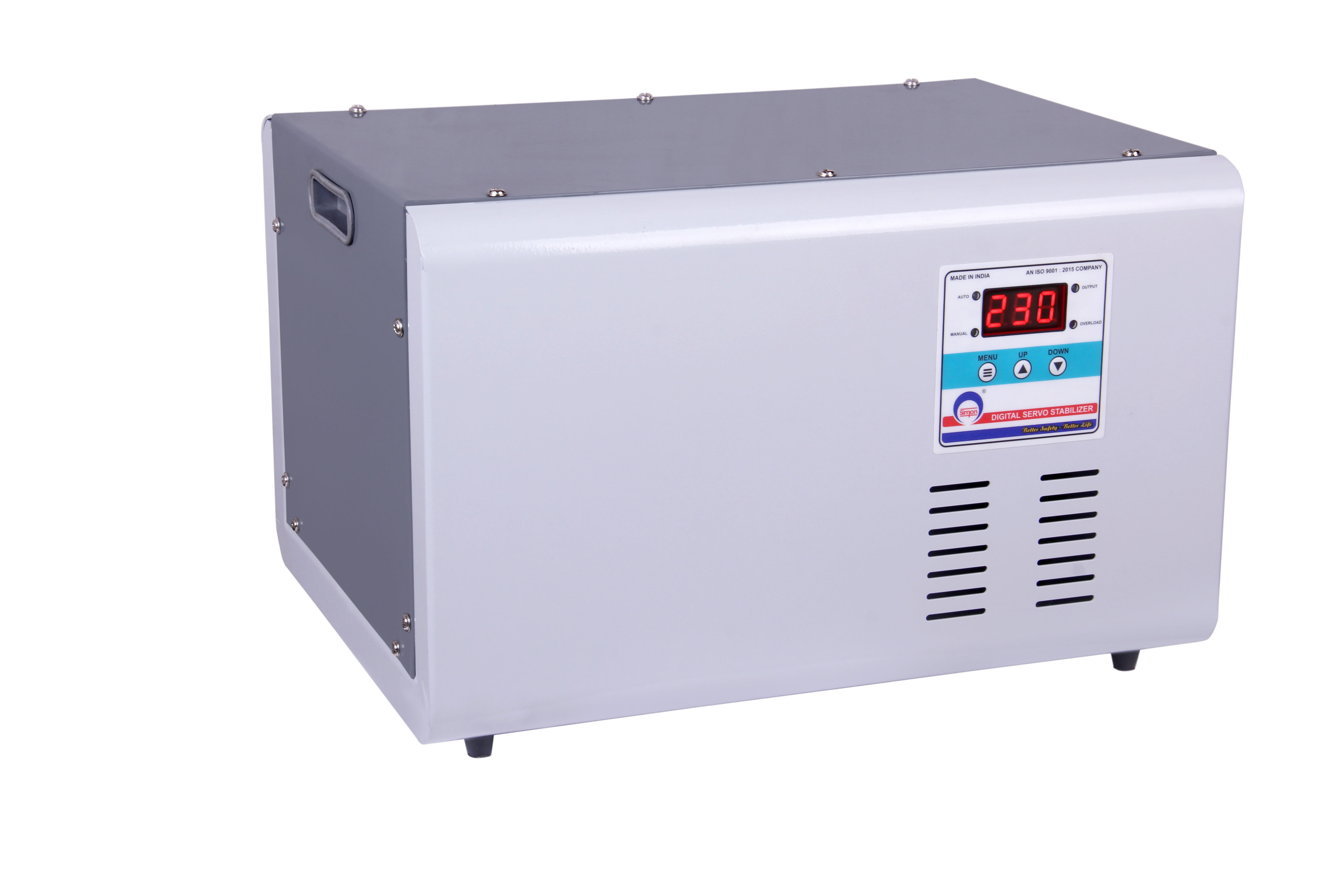 Axvolt 5 KVA copper single phase servo voltage stabilizer
